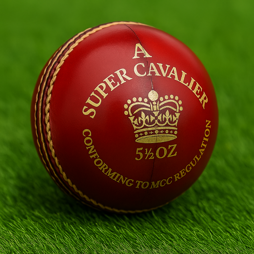 AJ Super Cavalier Cricket Ball - 5.5ozs (Red) – AJ Sports
