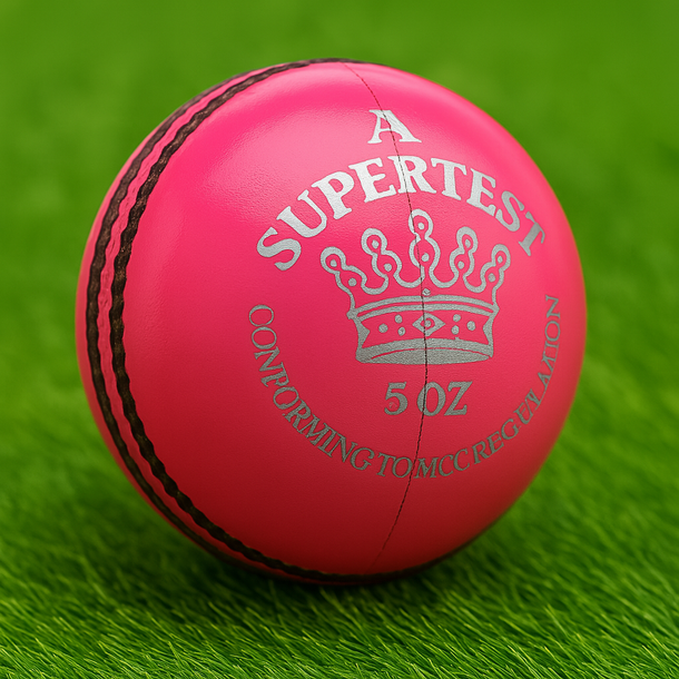 AJ Super Test Womens Cricket Ball - 5ozs (Pink) – AJ Sports