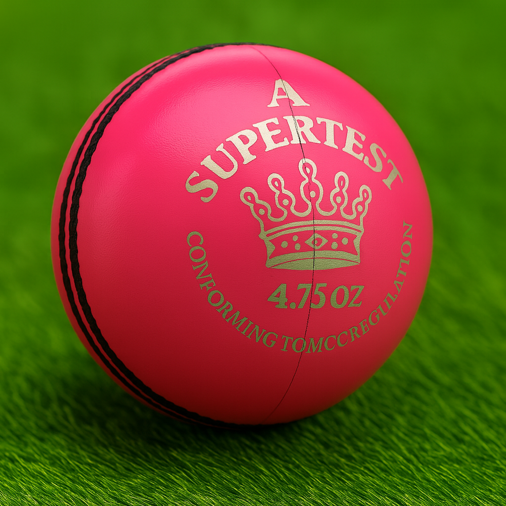 AJ Super Test Womens Cricket Ball - 5ozs (Pink) – AJ Sports