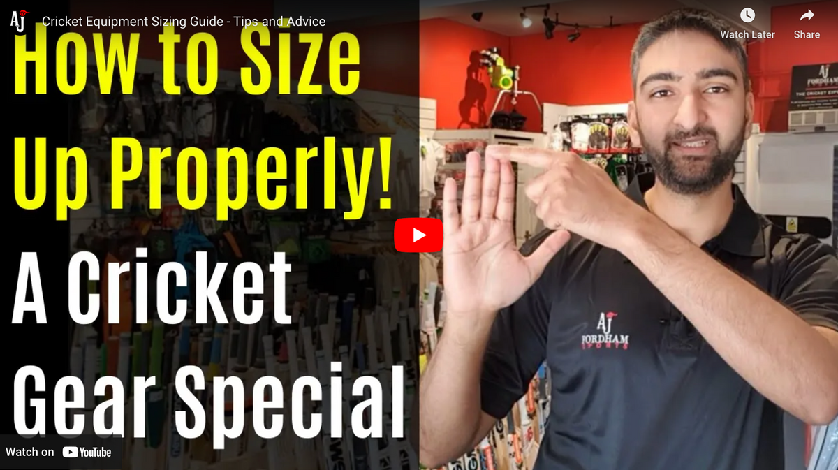 Ultimate Cricket Size Guide for Perfect Gear Fit – AJ Sports